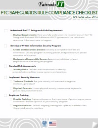 FTC Safeguards Checklist | Fairoaks IT